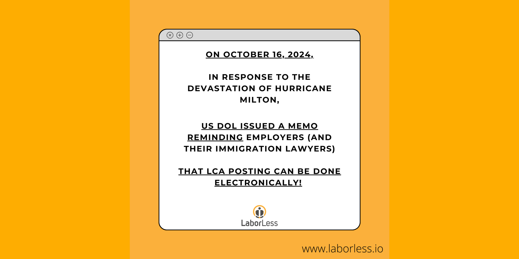 Hurricane Milton and LCA Compliance: What Employers Need to Know for H ...